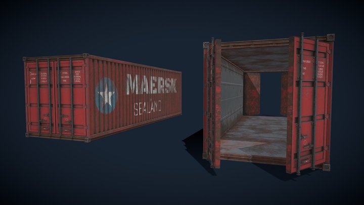 Container 3D models - Sketchfab