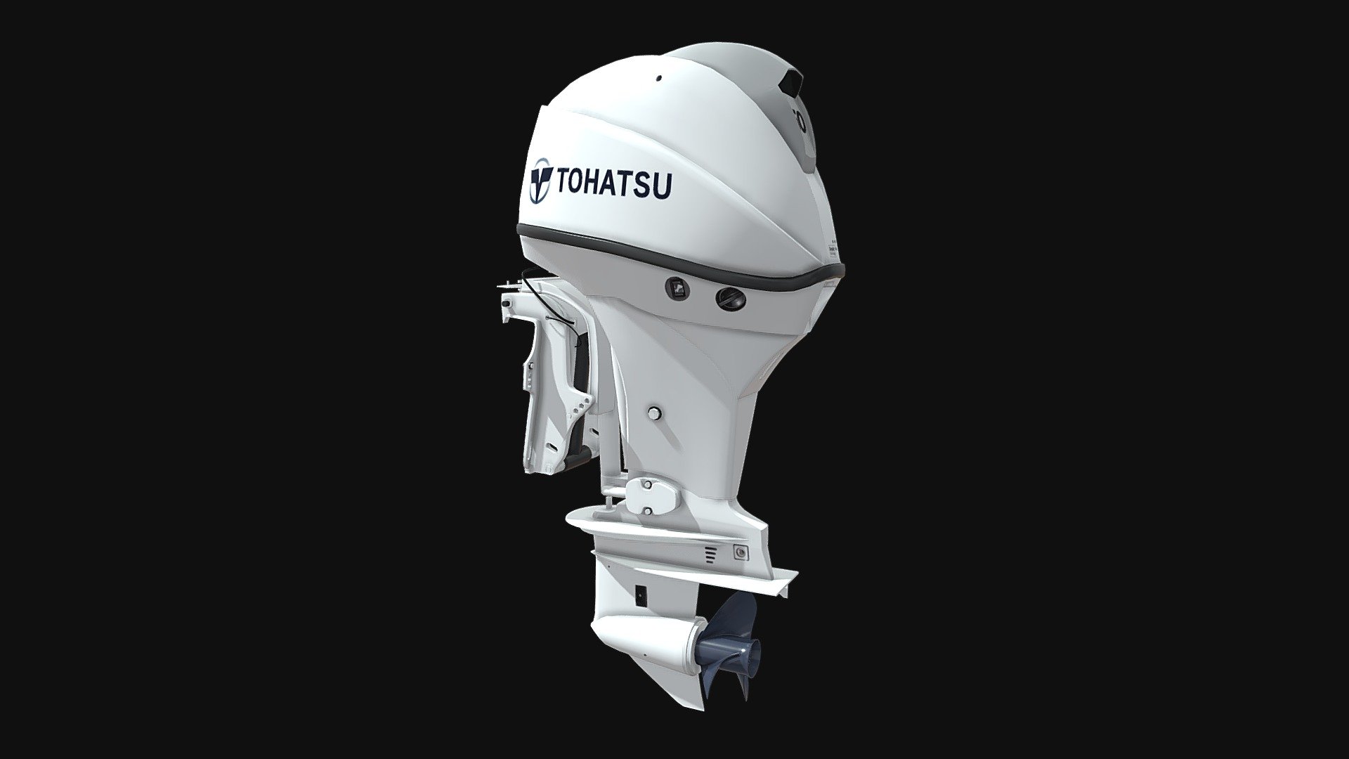 Tohatsu Outboard Boat Motors - Buy Royalty Free 3D model by John Doe ...
