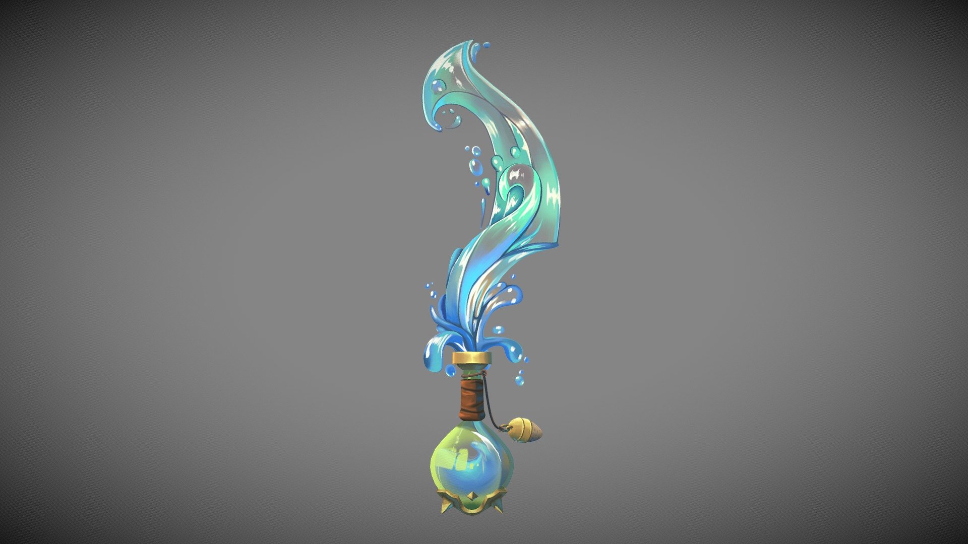 Death Djin Elixir - 3D model by Salome_Vandereyt [2c49e2e] - Sketchfab