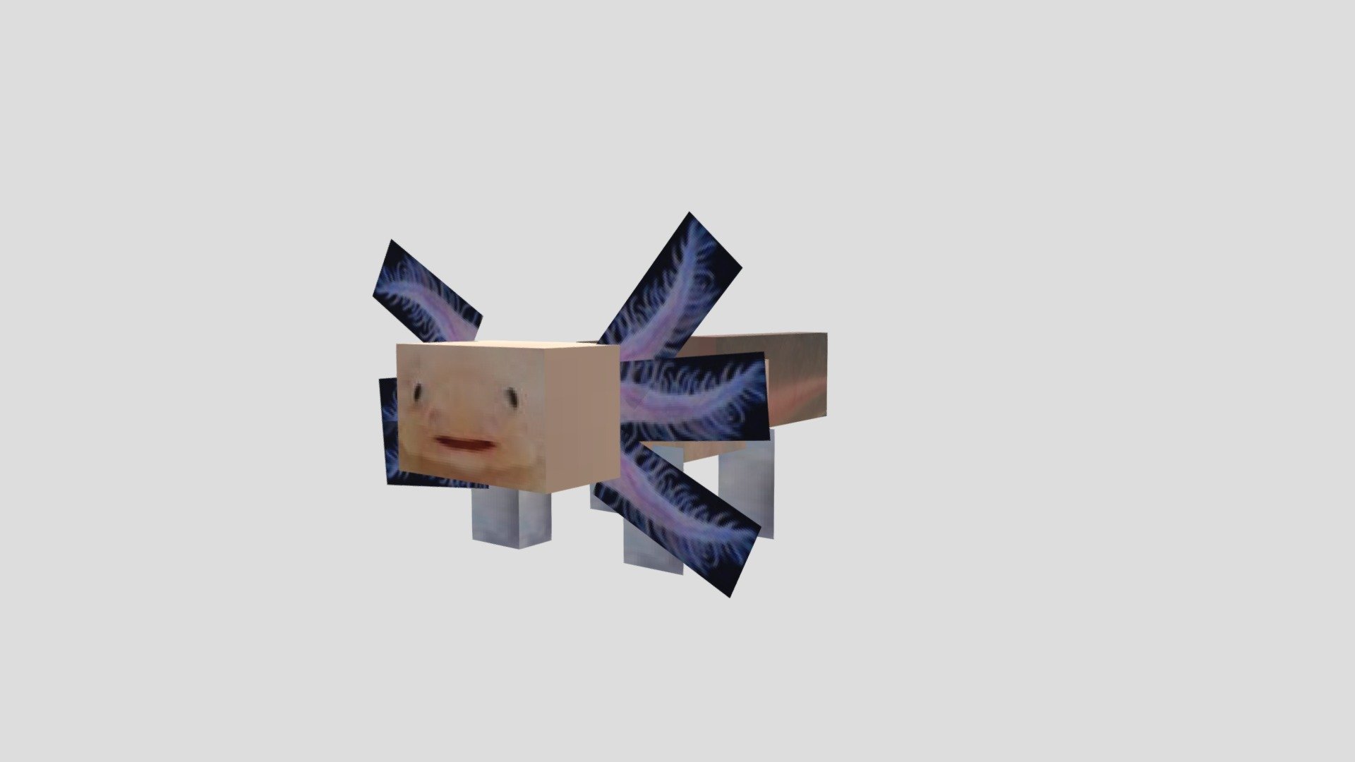 realistic minecraft axolotl - 3D model by realism (@RealismModels ...