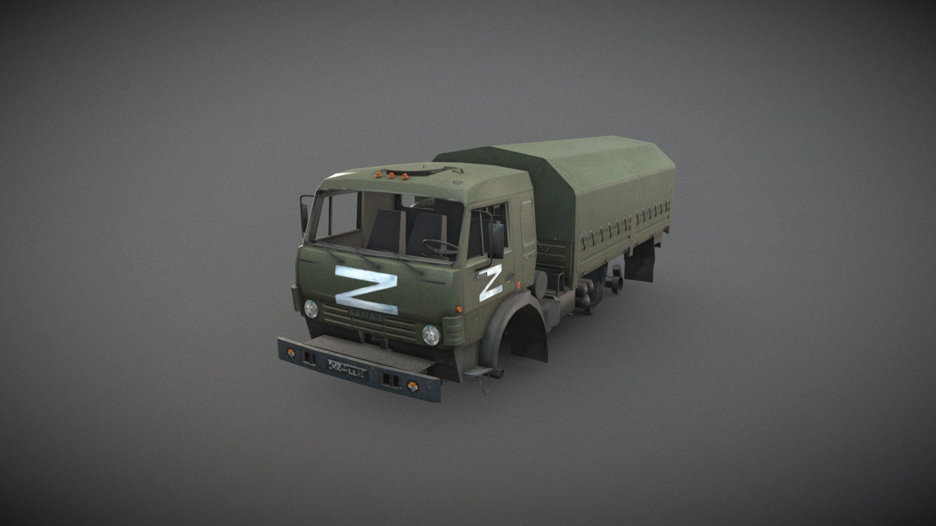 KamAZ 5350 - 3D model by izumrudemeraldovich (@izumrudemerald) [2c4d086 ...