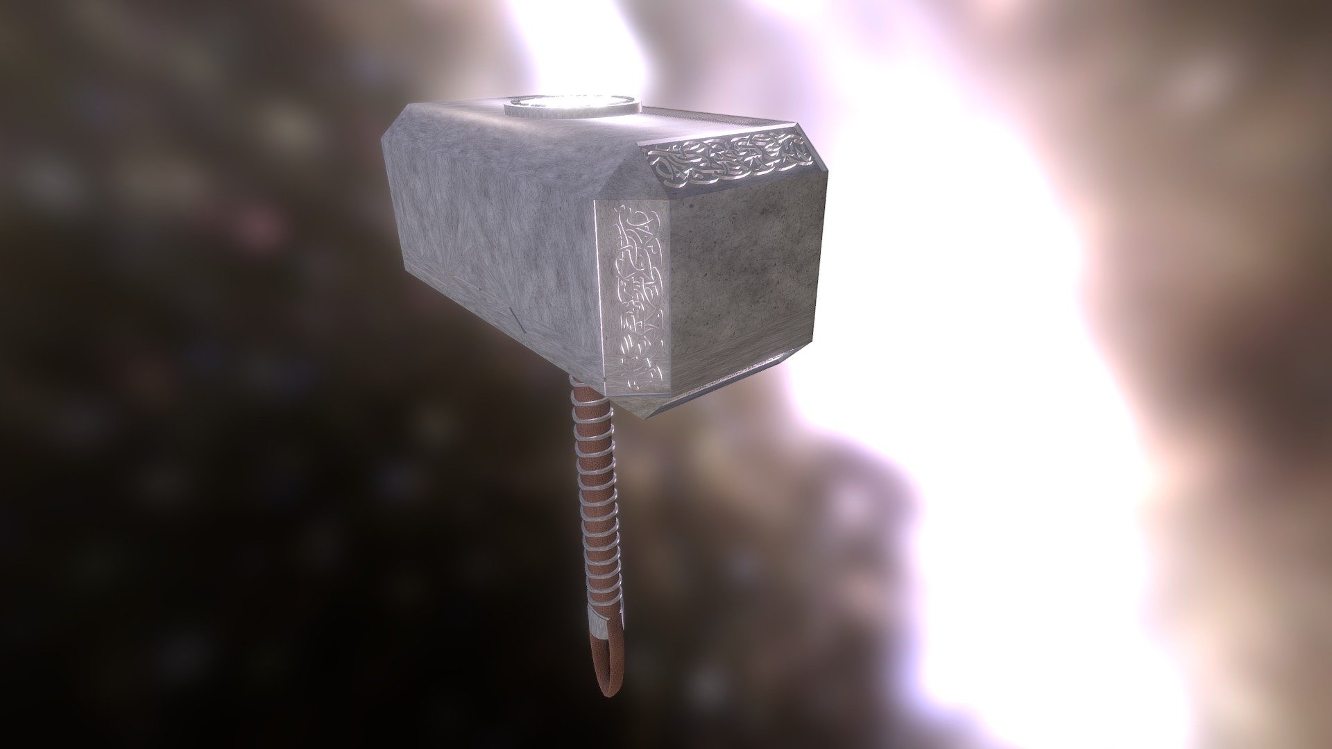 Thor's Mjolnir - 3D model by Anjith (@anjithkrish89) [2c4d255] - Sketchfab