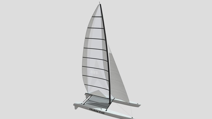 Catamaran 3D models - Sketchfab