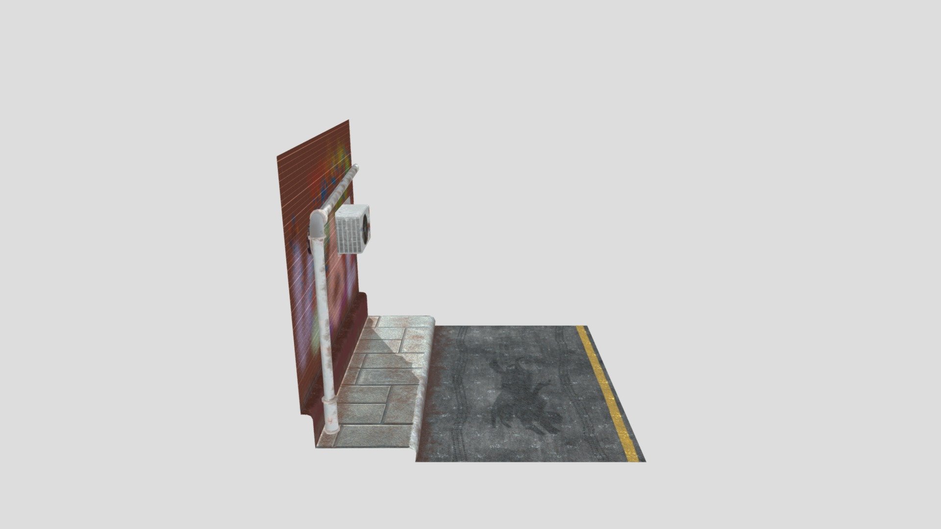 Alley - 3D model by Mperry15 [2c4e1a4] - Sketchfab