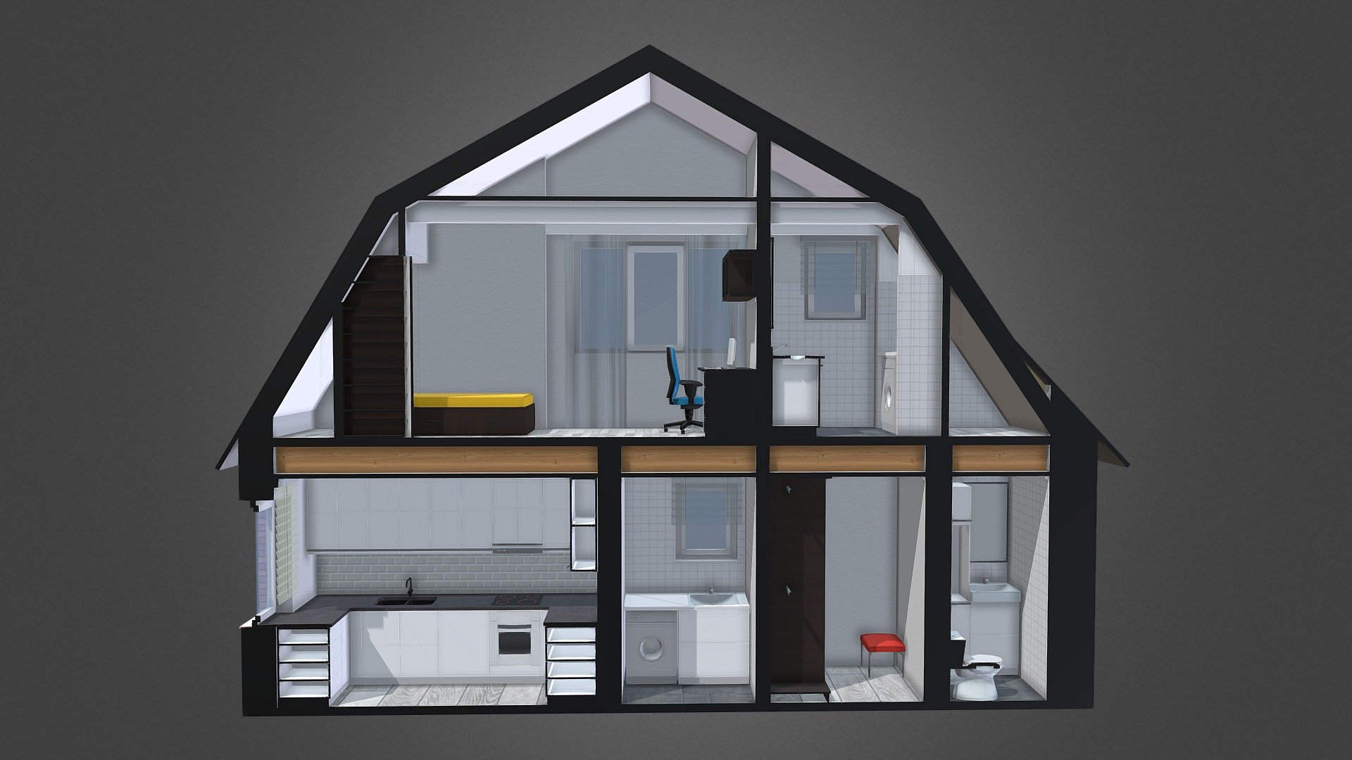 SKETCH PERSPECTIVE VIEW 7 - Download Free 3D model by Kizui_matveeva ...