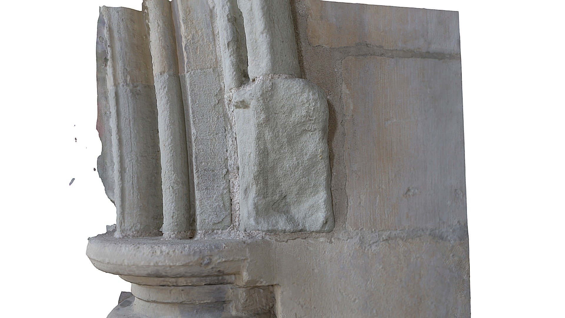 Broken label stop c.1240 - 3D model by Rochester Cathedral ...