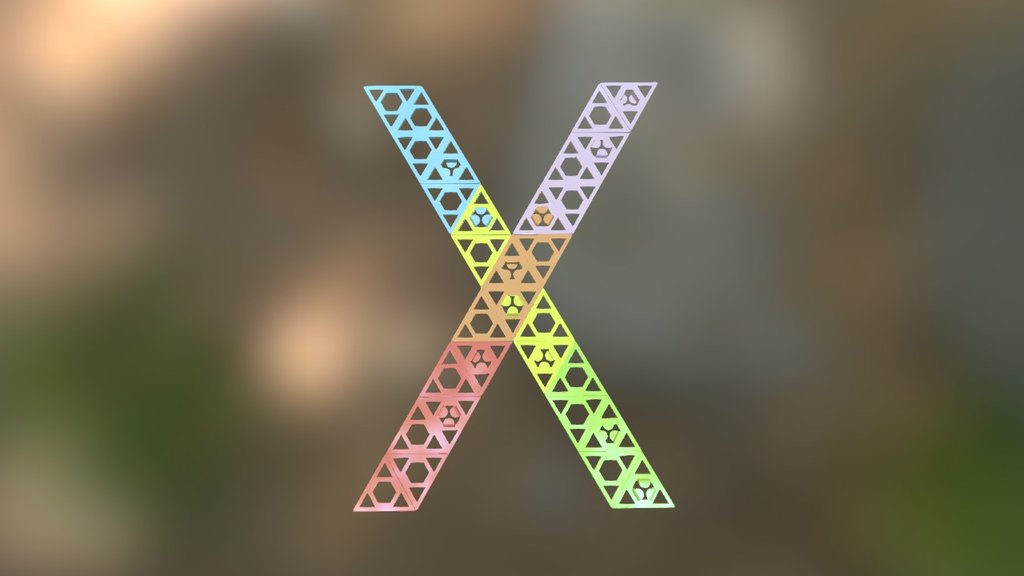 X Shape GIF - 3D model by Mark Burginger architect (@toy_meister ...