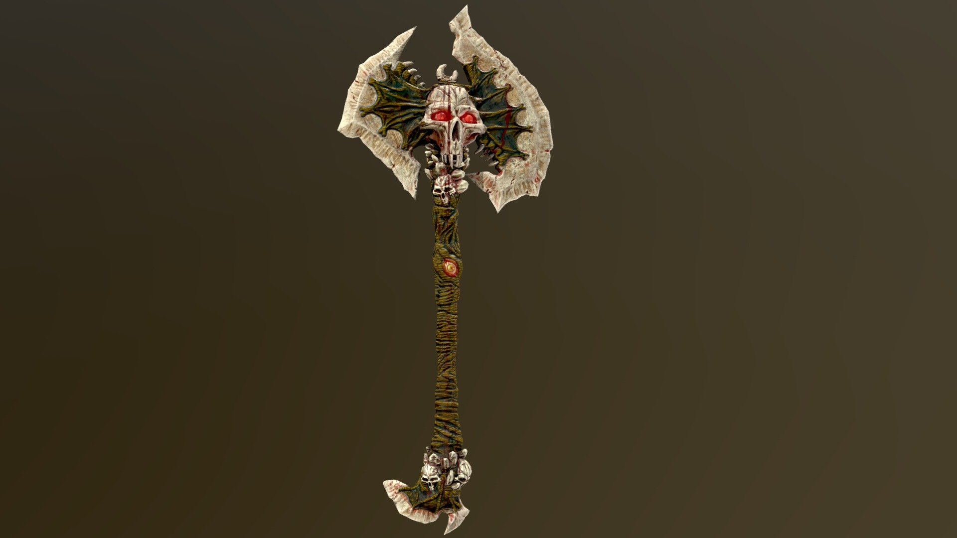 Bone axe 3d model. - 3D model by Manish Kumar (@cruser123mk) [2c5448c] - Sketchfab