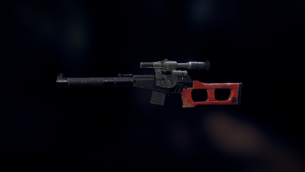 vss vintorez - 3D model by AlexChuchvaga [2c545c5] - Sketchfab