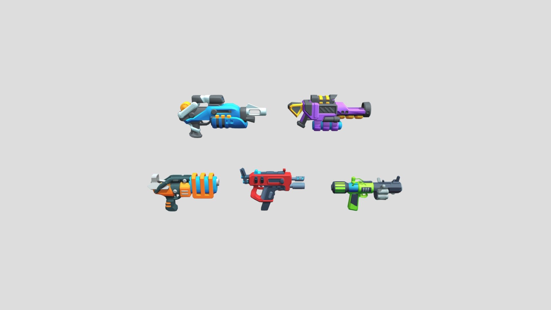 Gun_2 - 3D model by Nhi Yen (@mannhii01) [2c55e1c] - Sketchfab