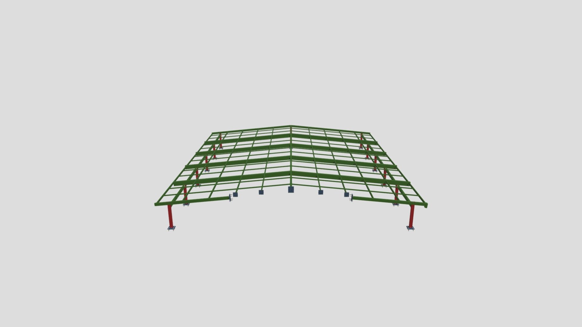 ESTRUTURA CLARABOIA - 3D - 3D model by Luciano Silva - Engenheiro de ...
