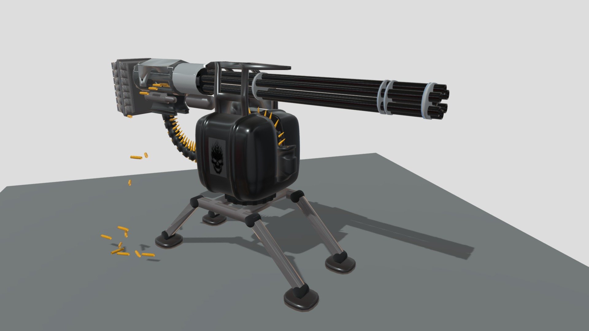 MINIGAN - Download Free 3D model by eldarkness [2c58d02] - Sketchfab