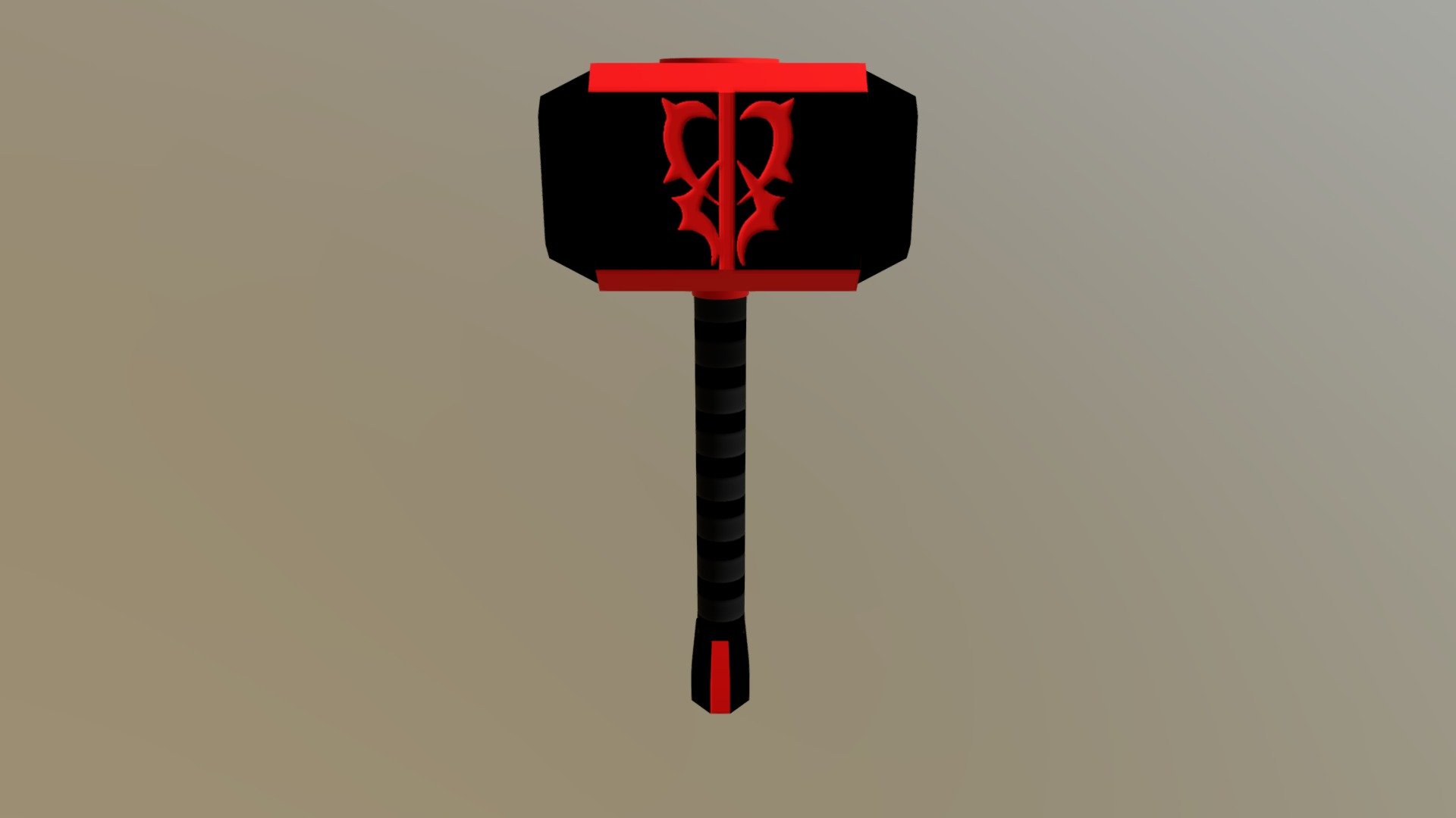 RedHammer - 3D model by Thiago.Kawano [2c5cd1c] - Sketchfab