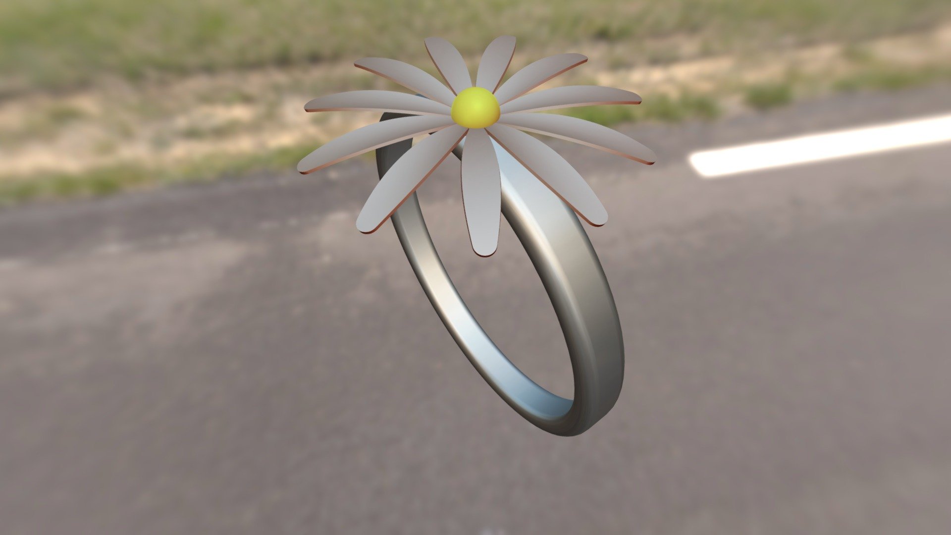 Daisy Ring - 3D model by nasyate [2c5d47d] - Sketchfab