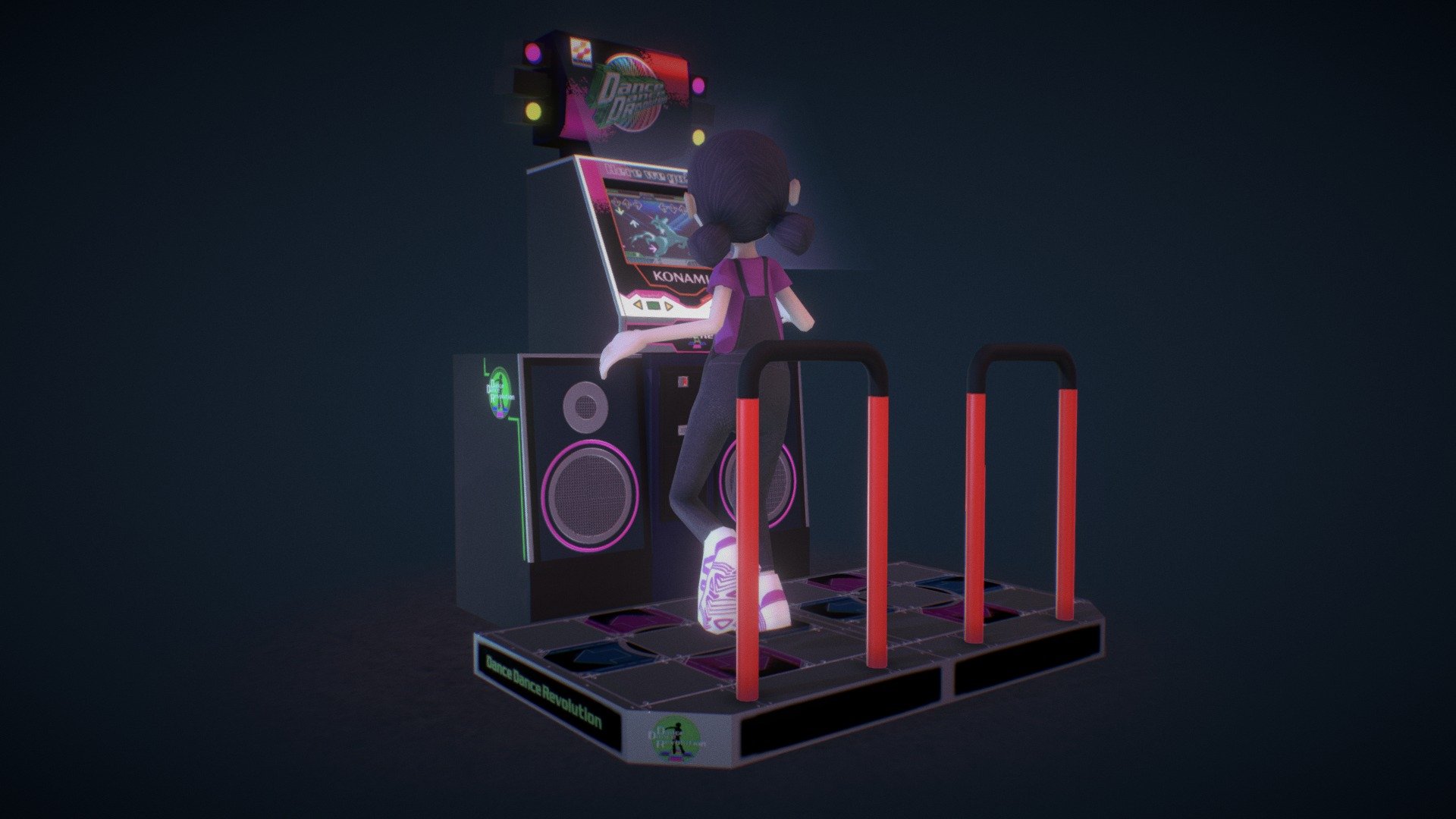Dance Dance Revolution - 3D model by Alda Campeny (@AlStone) [2c5e5f0 ...