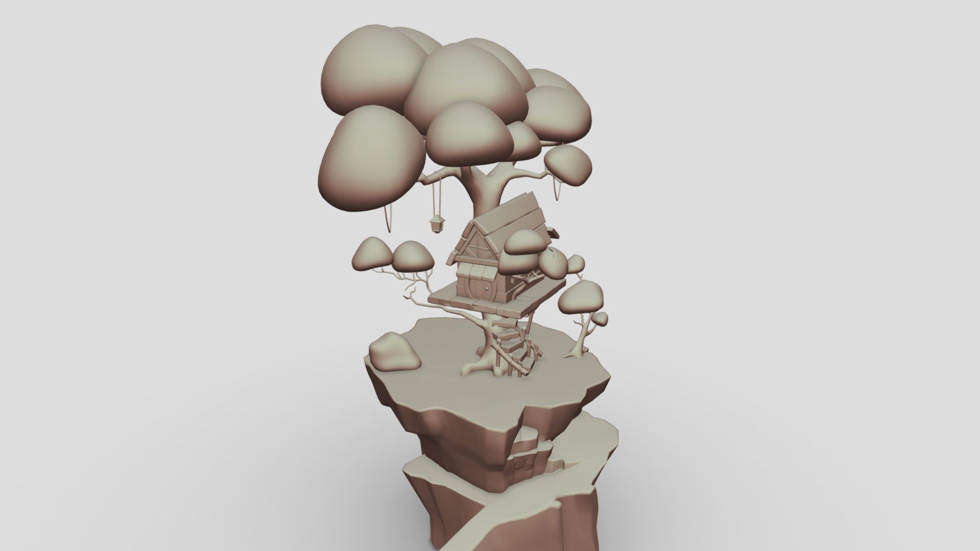 Tree House - 3D model by Banendu (@bsmeher1986) [2c5f380] - Sketchfab