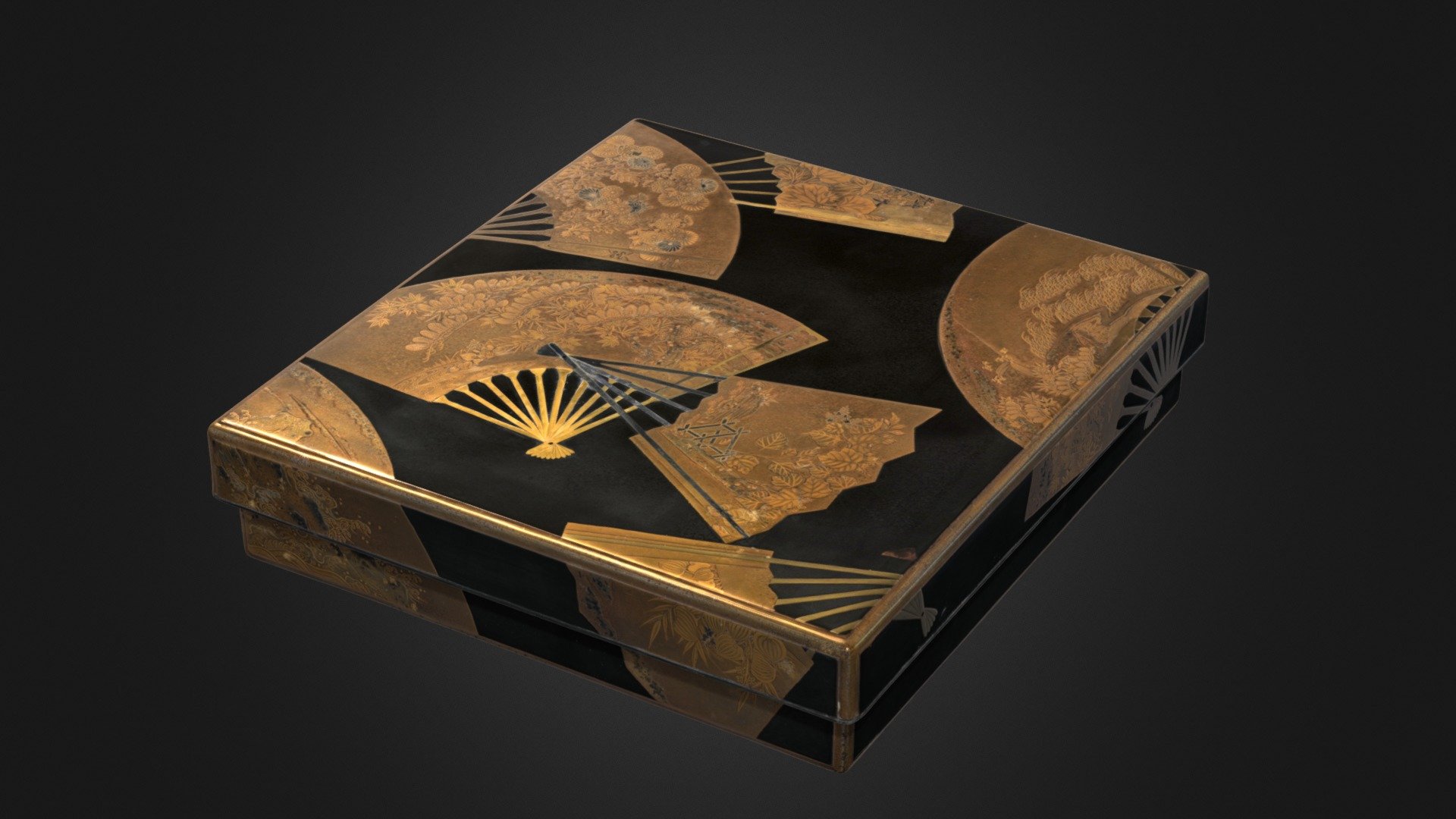 色紙箱扇散蒔絵 - 3D model by Urushi Museum Nikko - Japan (@urushimuseum ...