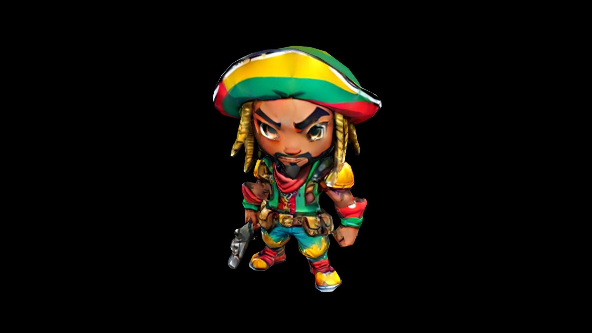 Animated character from RuneScape displaying a w - Download Free 3D ...
