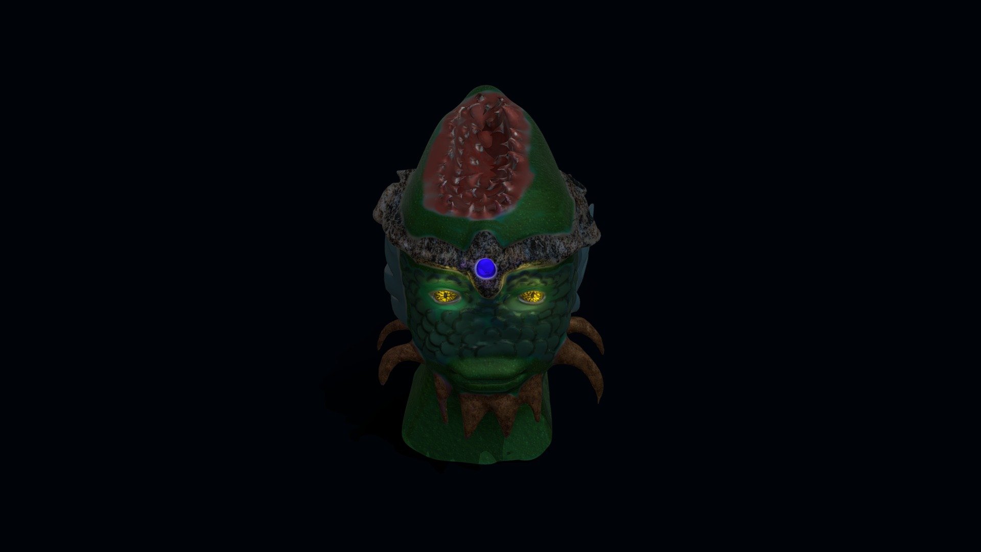 FishHead monster - Download Free 3D model by quintenvs [2c61e52 ...