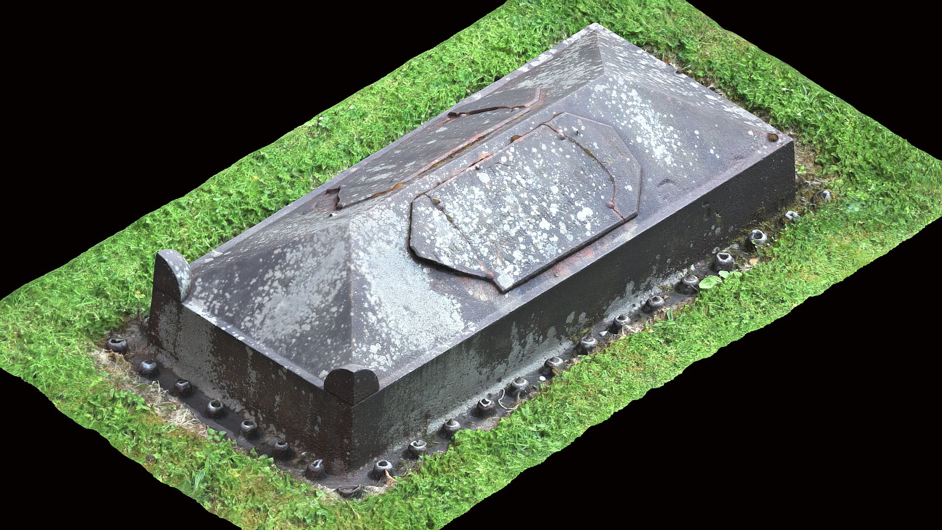 Iron tomb, Holy Trinity Church, Millbrook - 3D model by Kenneth Lymer ...