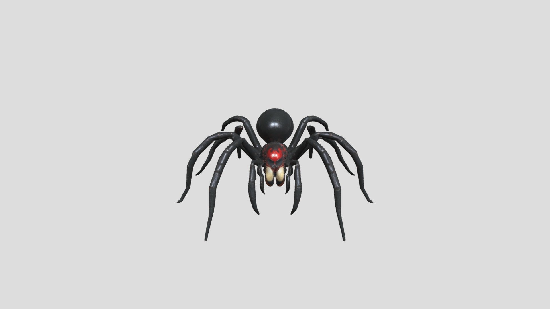 Una araña "viuda negra" mutada - 3D model by jsans89 [2c6598b] - Sketchfab