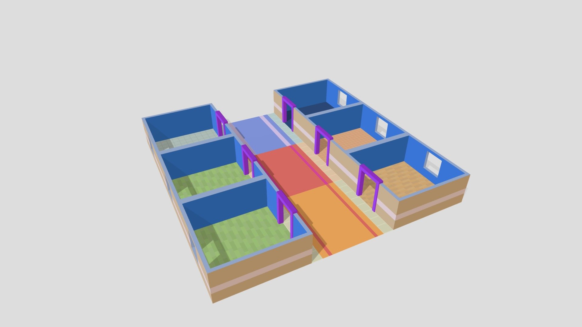 hall - 3D model by CC (@ccsf) [2c664e3] - Sketchfab