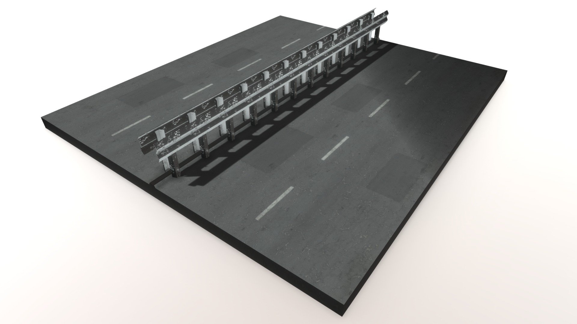 Road - Download Free 3D model by Keskin [2c664fc] - Sketchfab