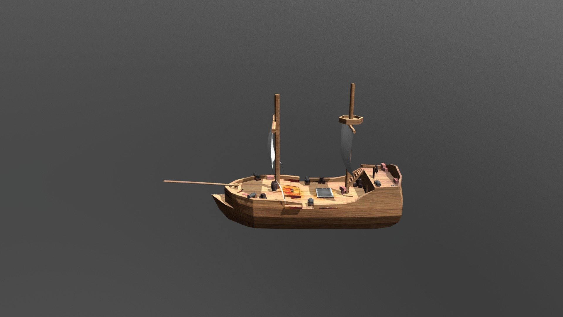 Ship Complete - Download Free 3D model by KlGrimm [2c68751] - Sketchfab