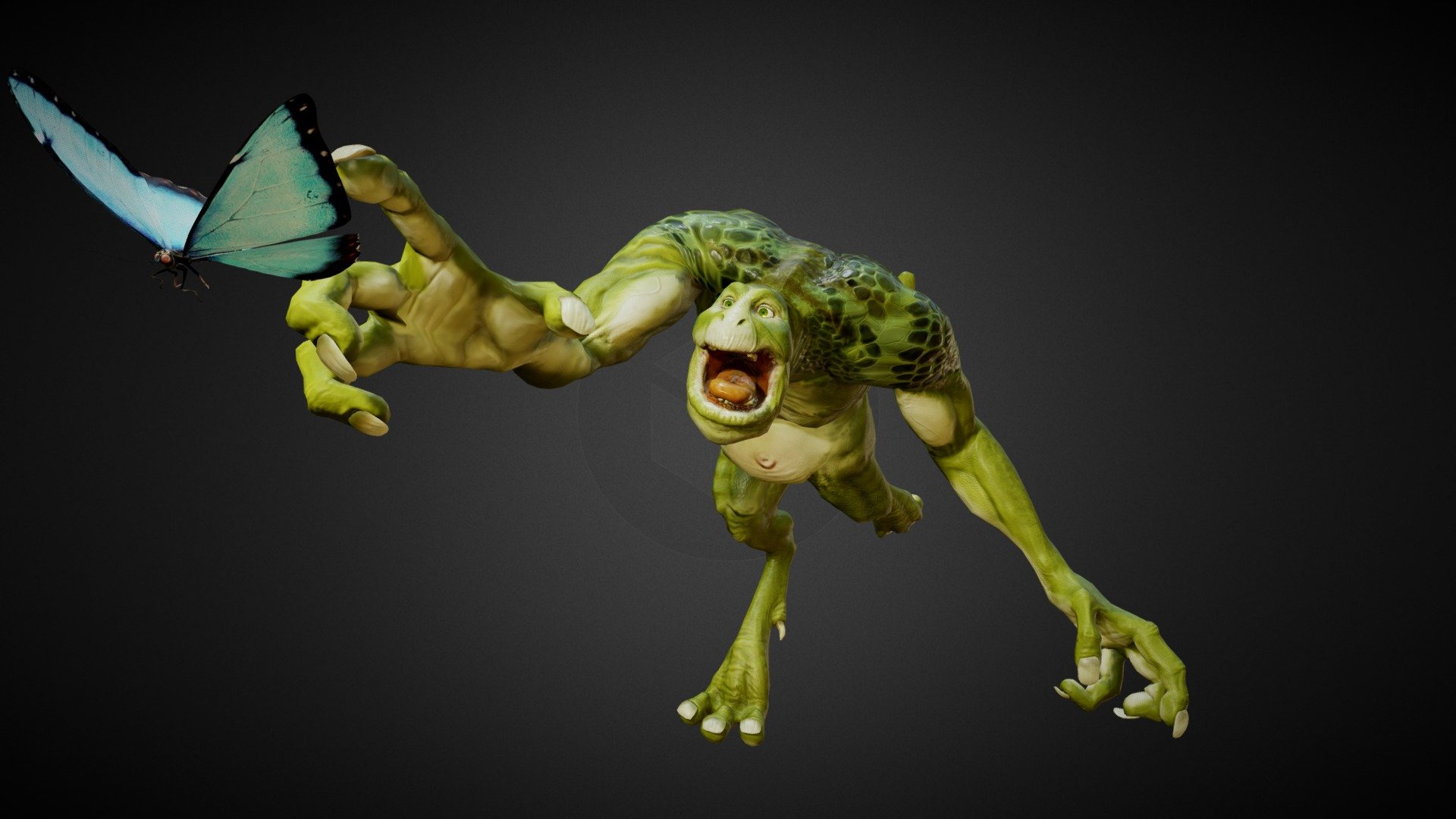 The Creature - 3D model by pieriko [2c6996e] - Sketchfab