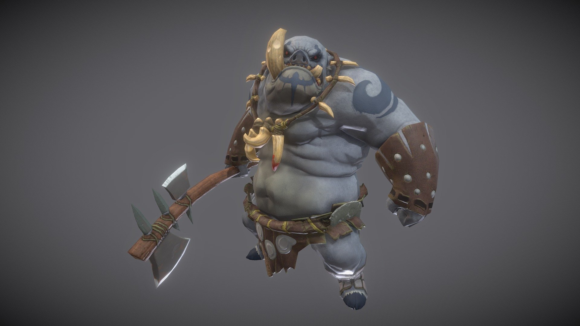 Ogre 1 (^_^) - 3D model by Snark (@snarkstore) [2c6abeb] - Sketchfab
