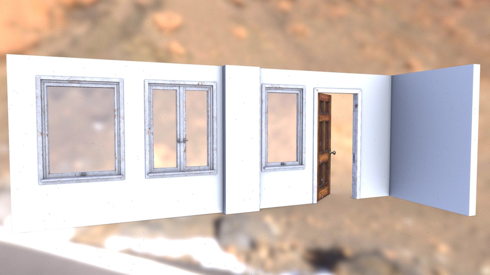 Door, Windows and Frames - Download Free 3D model by Saandy [2c6b567 ...