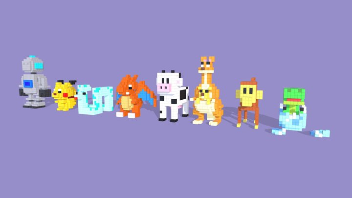 Small-characters 3D models - Sketchfab