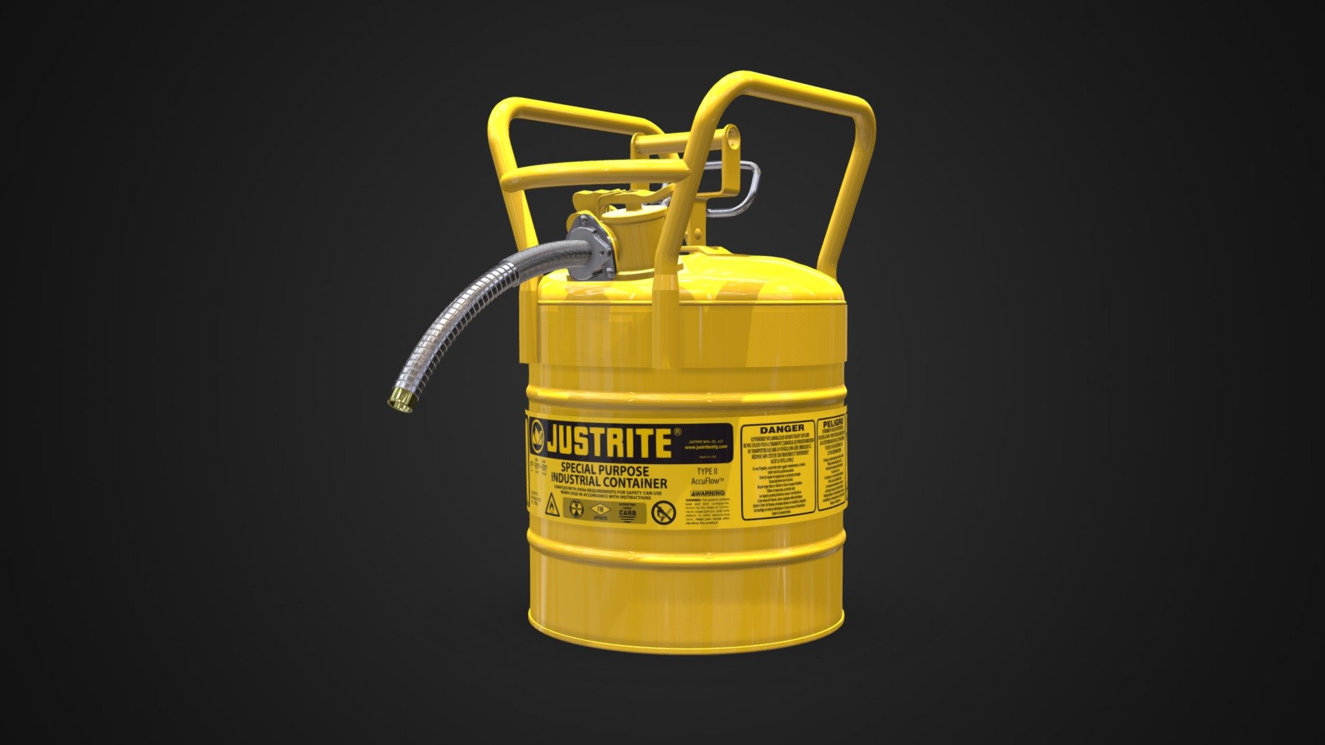 justrite-safety-can-dot-5-gallon-yellow - 3D model by justrite [2c6cf0e ...