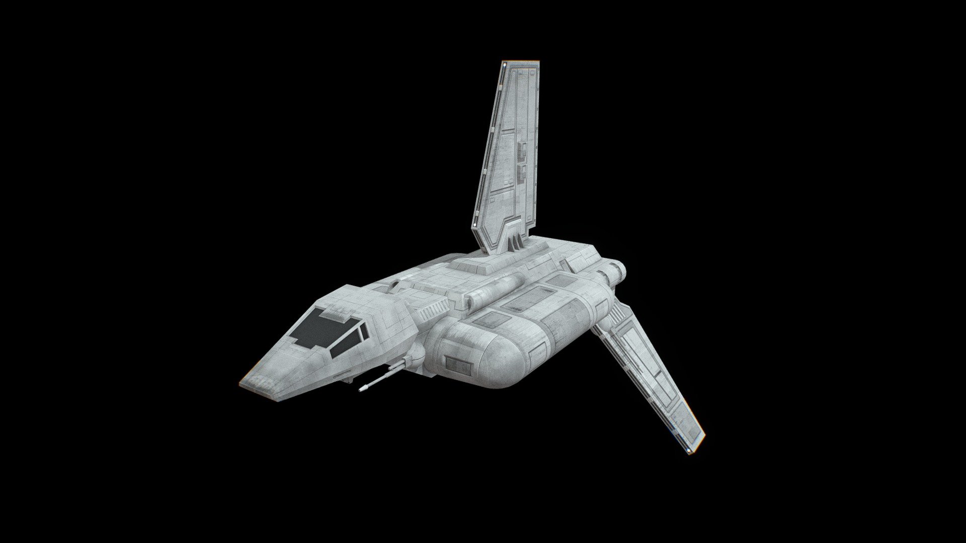 Sentinel Class Shuttle - 3D model by Steven (@steventa3d) [2c6e3d9 ...