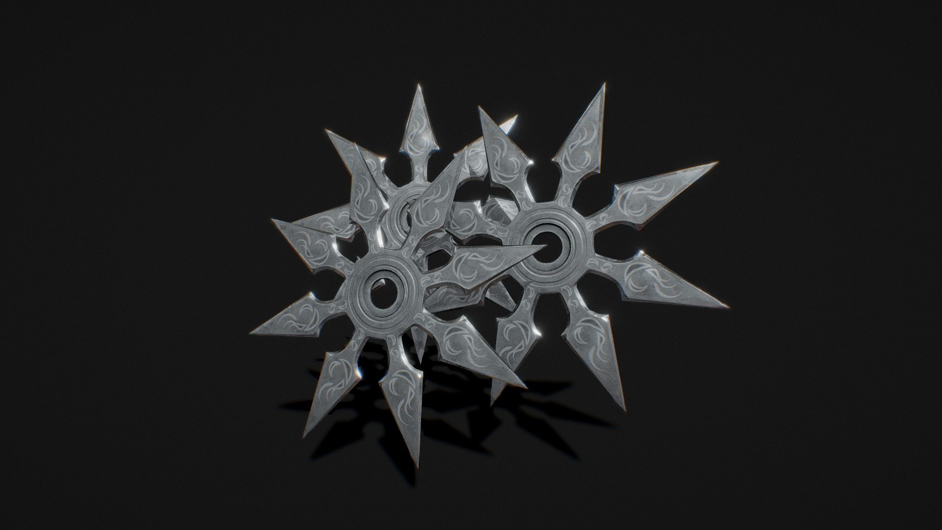 Ninja Star - Spike - Buy Royalty Free 3D model by Isaack - Tacko The 3D ...