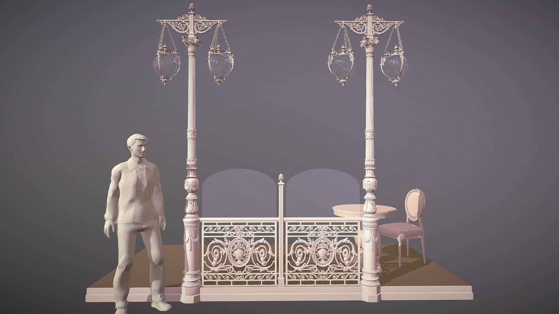 Veranda - 3D model by andreyzotov [2c70417] - Sketchfab