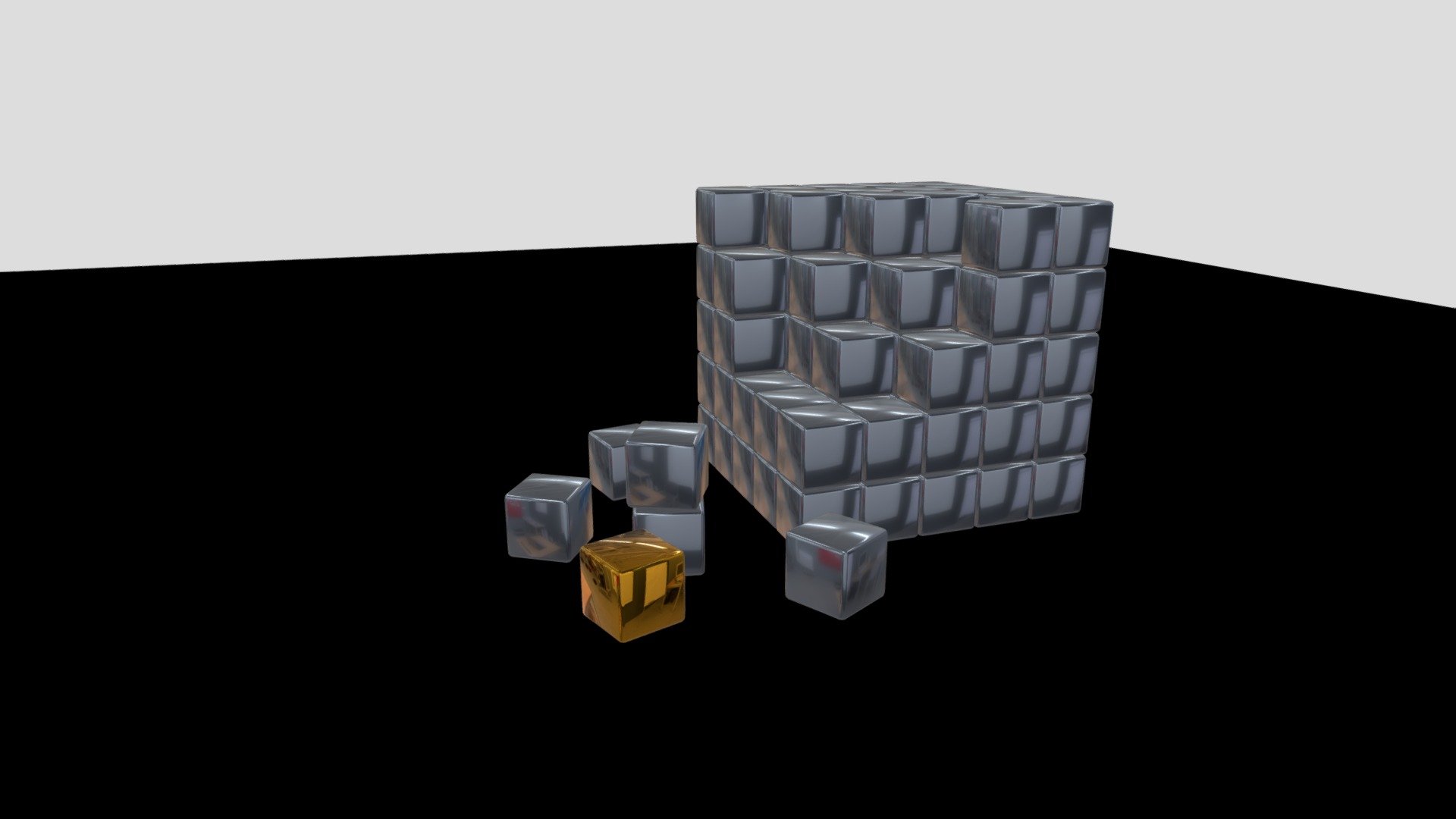 Abstract Cubes - 3D model by dahmoni1211 [2c70abb] - Sketchfab