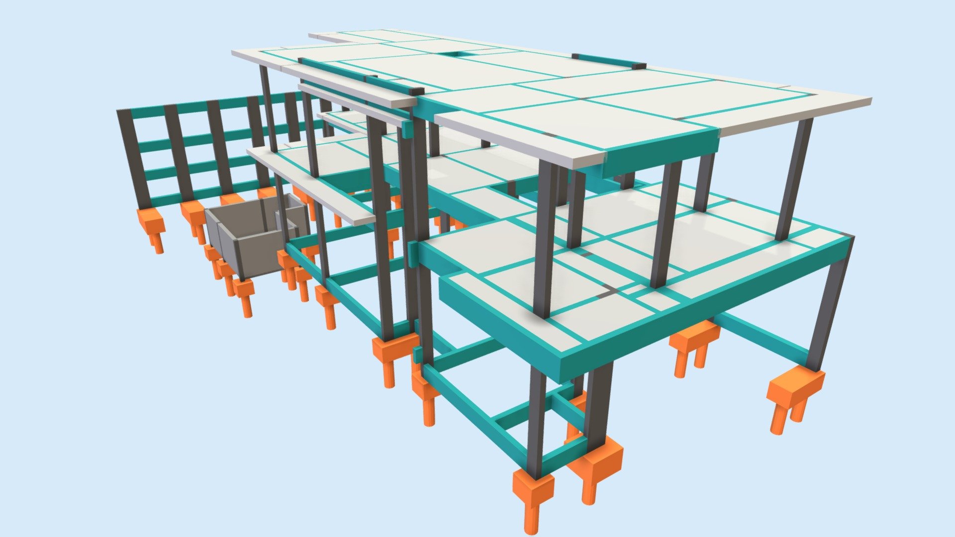 ESTRUTURA - R - 3D model by Vigna Engenharia (@vignaengenharia ...