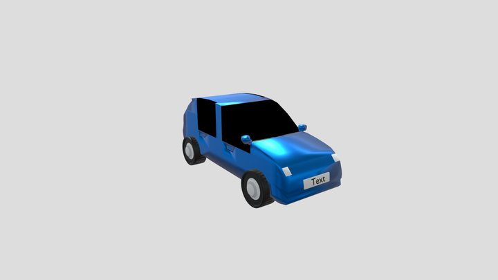 Blue-car 3D models - Sketchfab