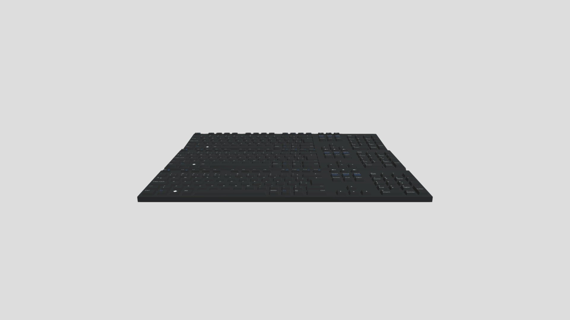Computer Keyboard (QWERTY) - 3D model by ChicDead26 [2c734f9] - Sketchfab