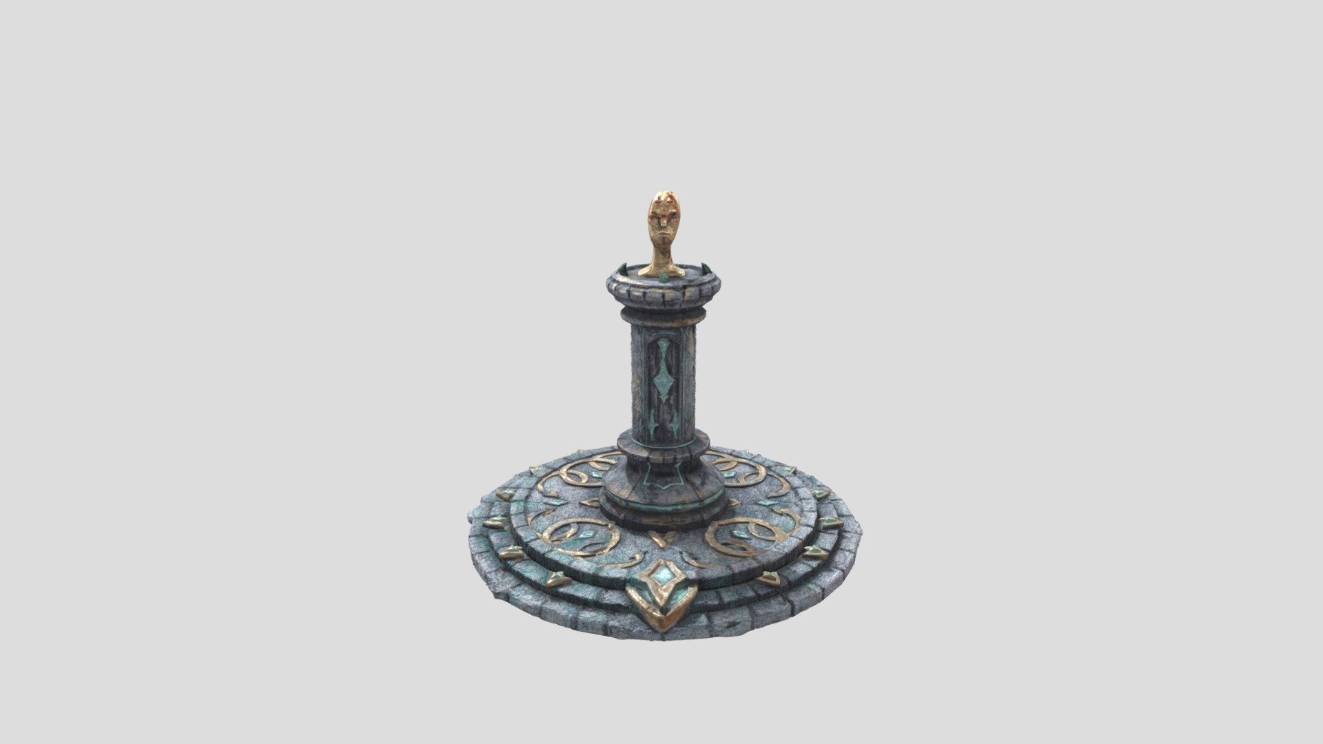 Face and Pillar - 3D model by NeruScarlet [2c74432] - Sketchfab