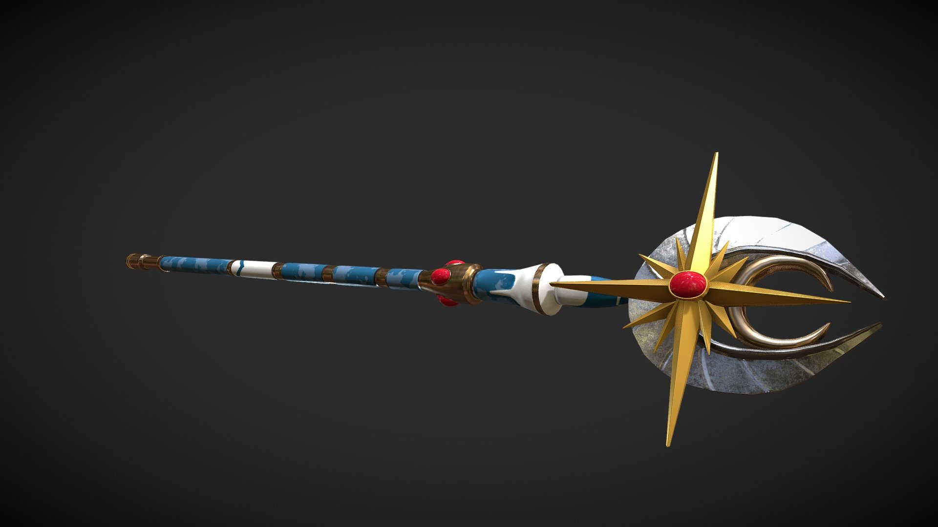 Staff - 3D model by fatemahossain [2c74d08] - Sketchfab