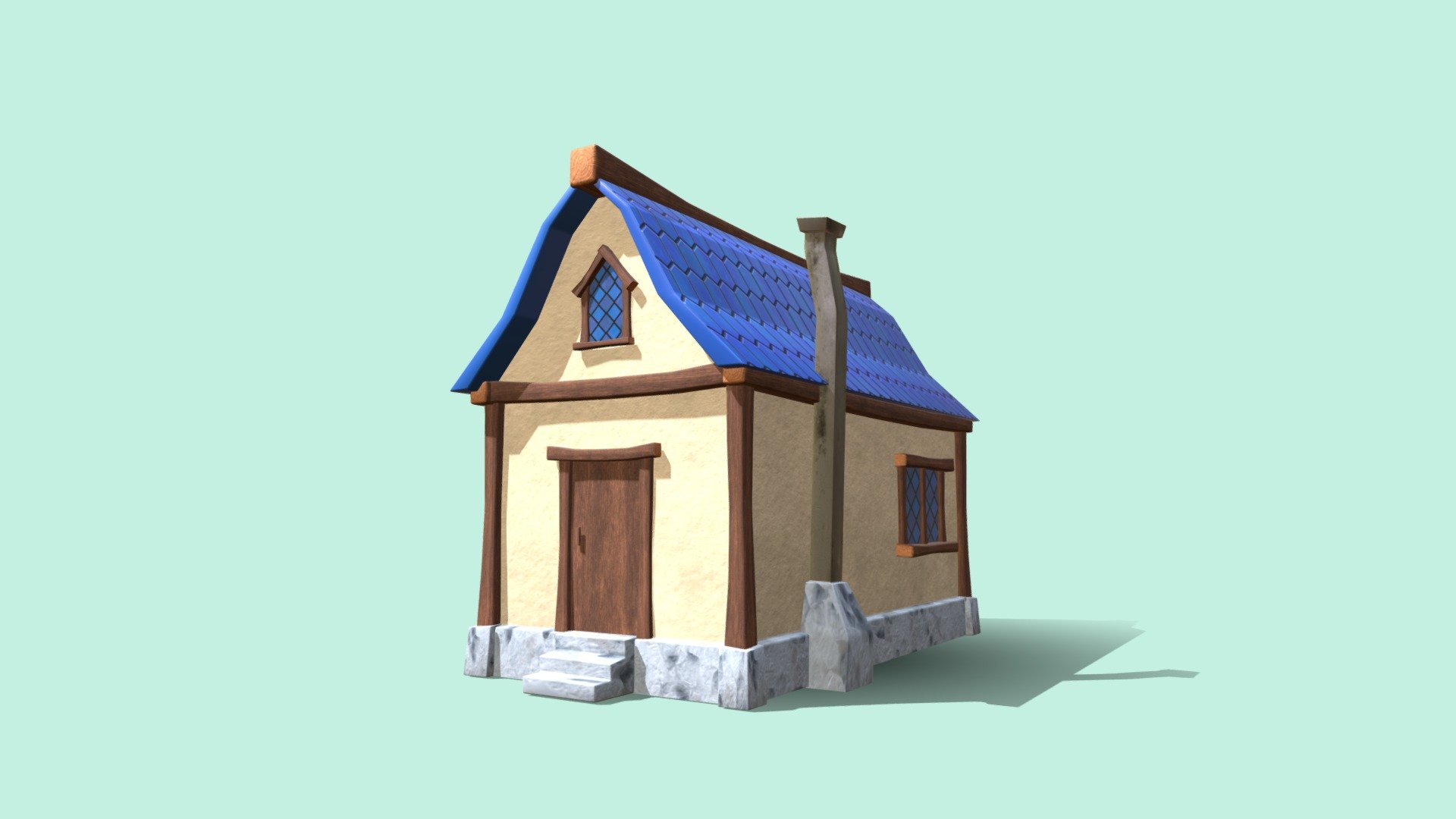 Stylized Fantasy House - 3D model by Polanski D (@PolanskiD) [2c758f9] - Sketchfab
