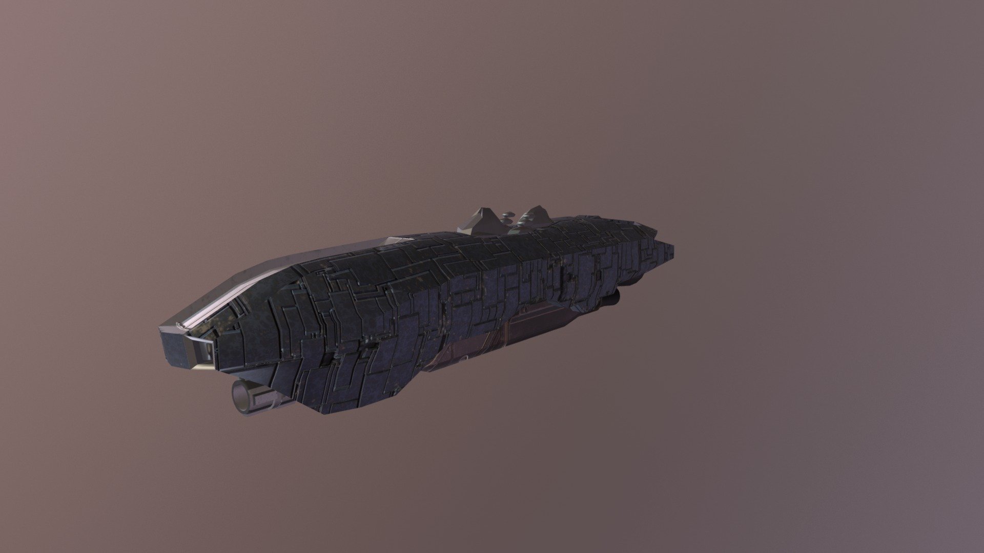 Capital Ship - 3D model by JustinWogamon [2c7886d] - Sketchfab