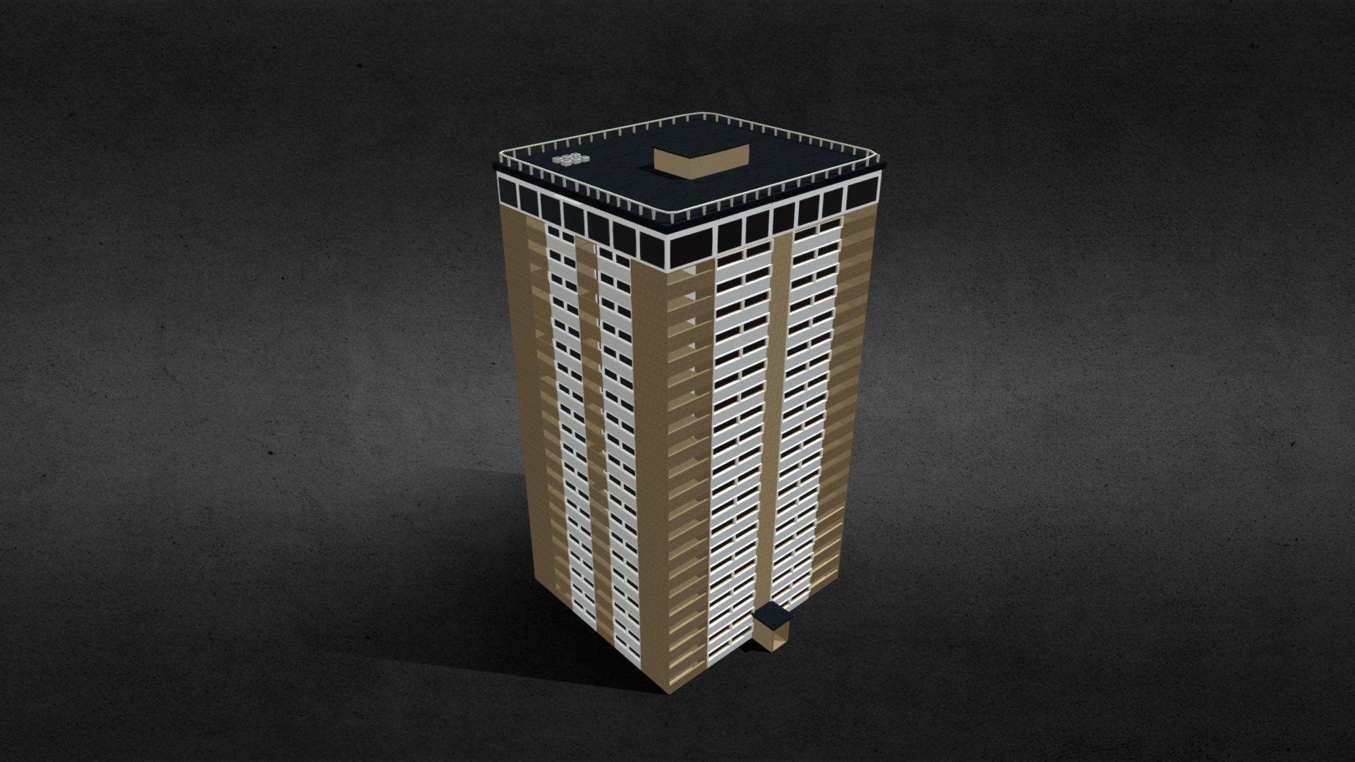 Block Of Flats 2 - Download Free 3D model by rhcreations [2c78acf ...