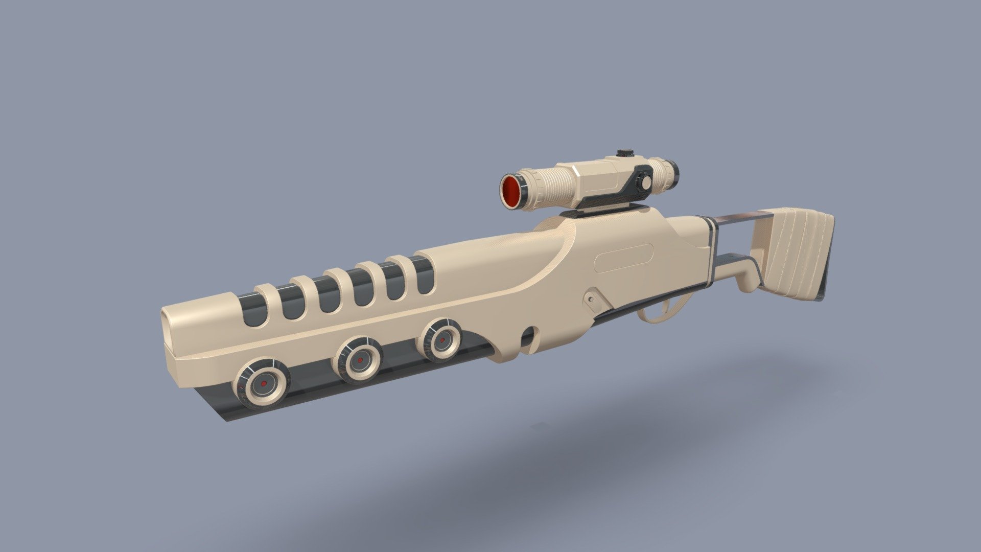 Pulse Rifle - 3D model by raV (@raV_3d) [2c7bc4b] - Sketchfab