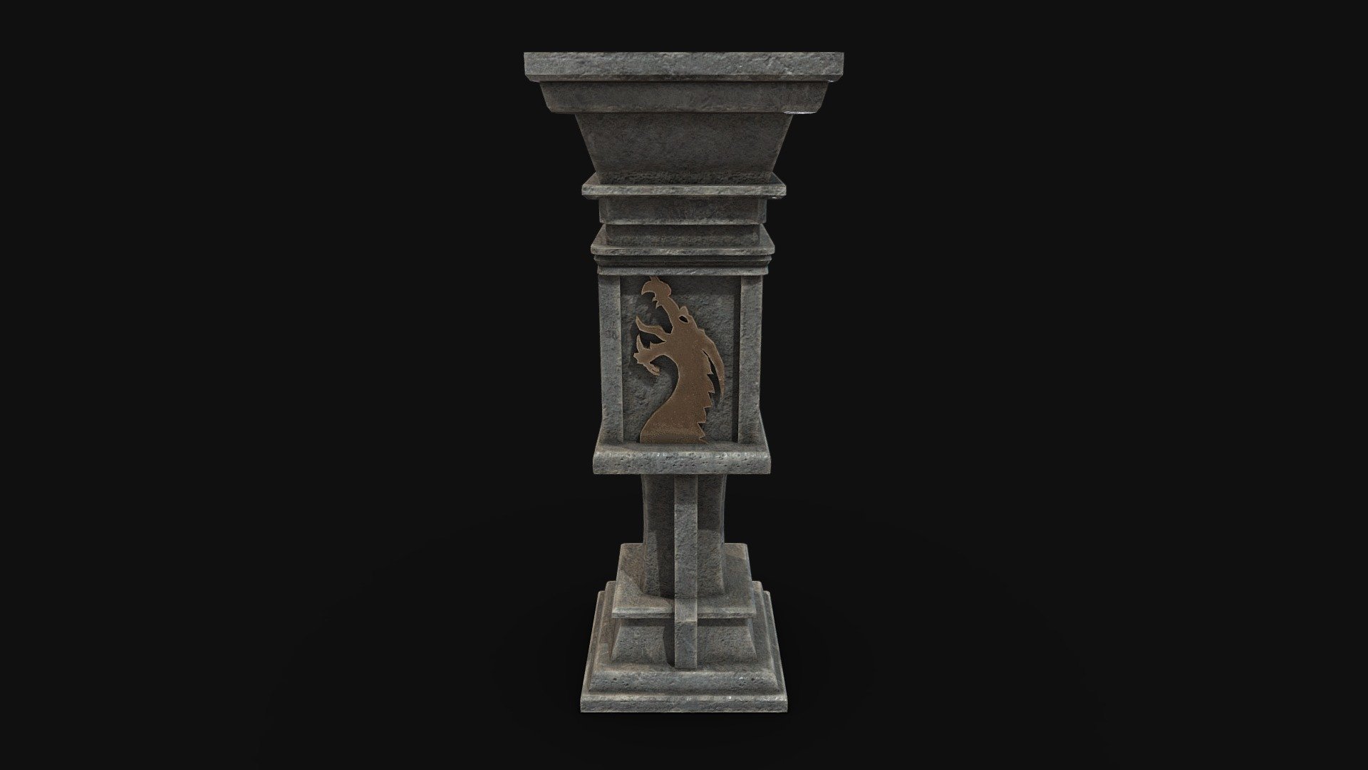 Temple pillar - Buy Royalty Free 3D model by SnowyTrain [2c7c460 ...