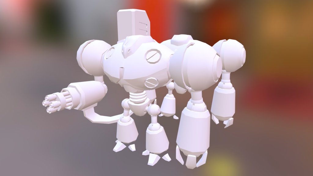 Robot - 3D model by Kenny (@kennethnielsen) [2c7cfb1] - Sketchfab