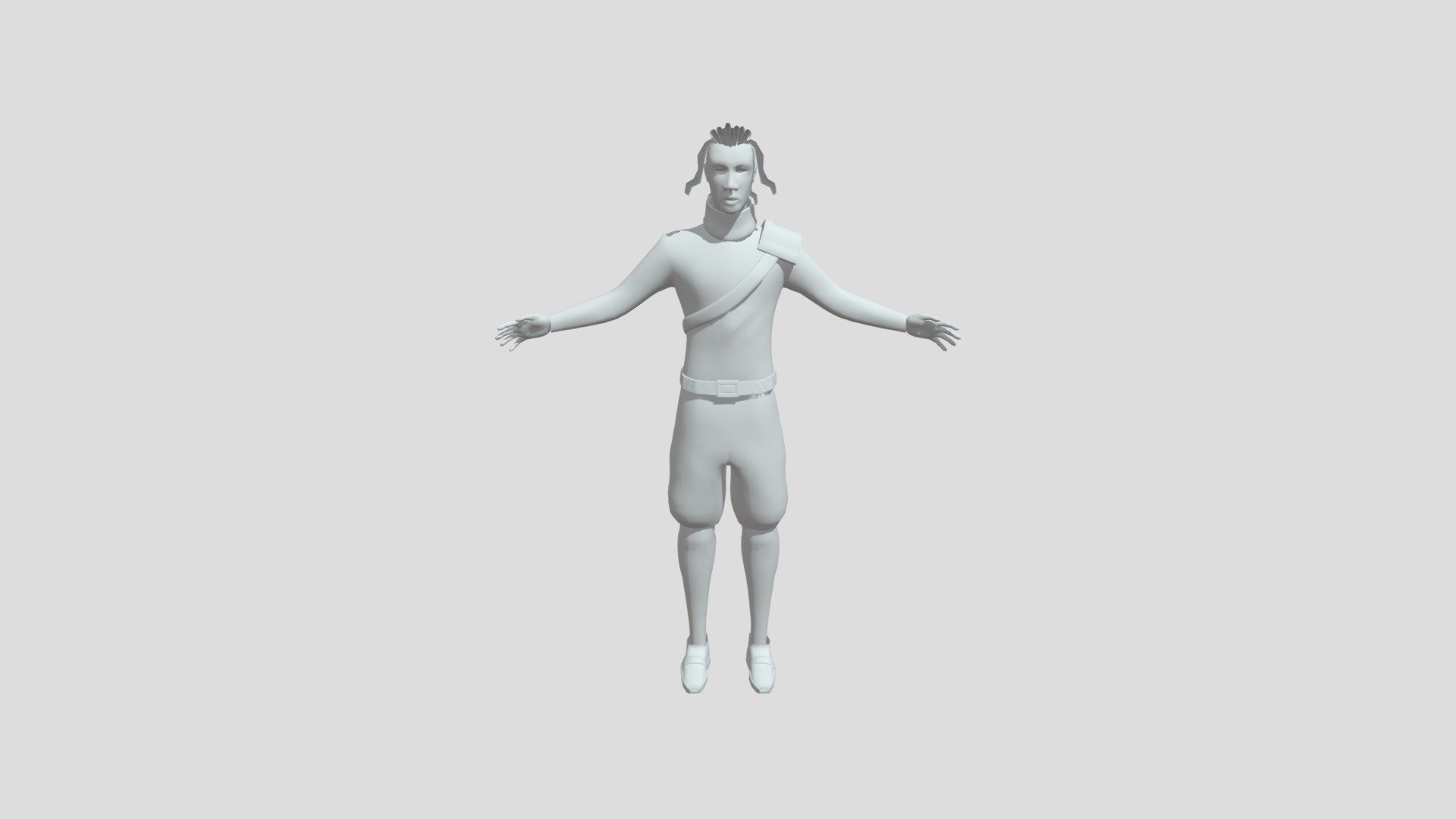 Personagem sem textura - 3D model by RonySeek [2c7d96f] - Sketchfab