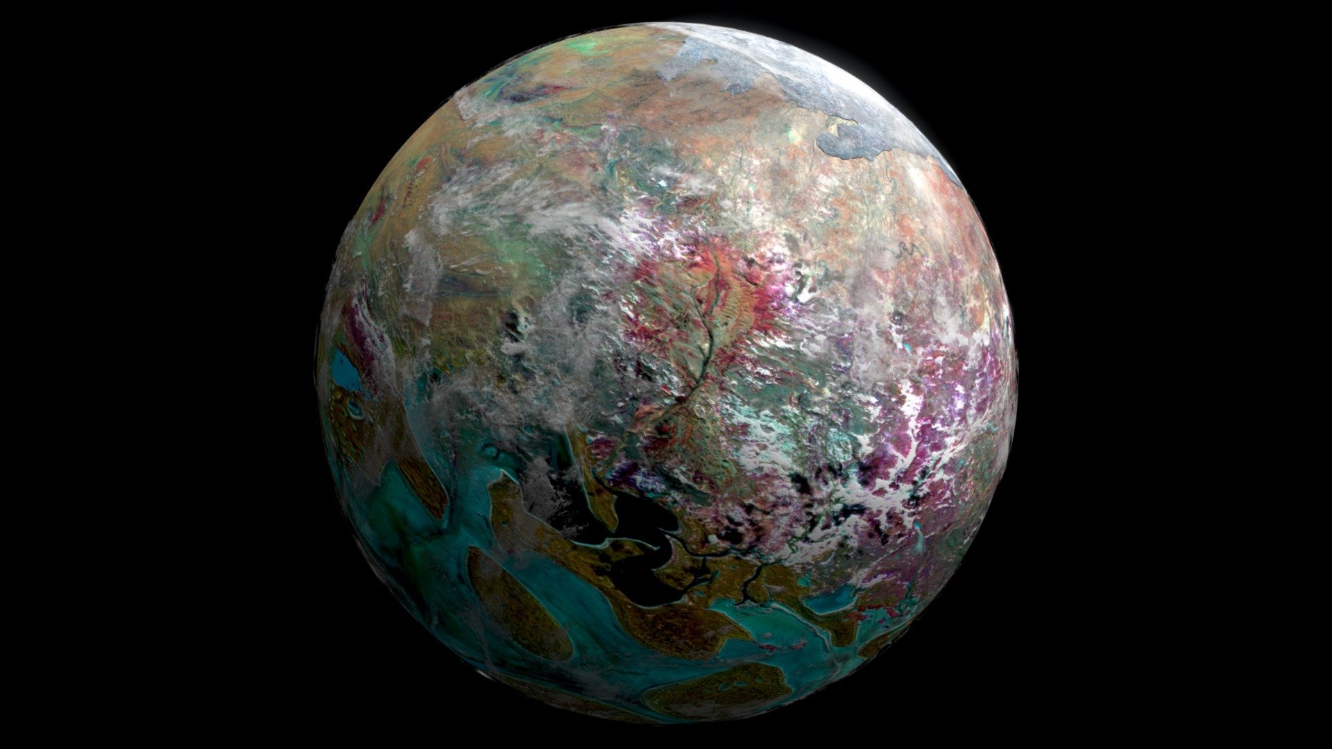 PBR Wasteland Planet 7 - Buy Royalty Free 3D model by northlogic ...